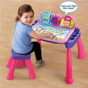 Toys | Touch And Learn Activity Desk Deluxe Pink | Poshmark
